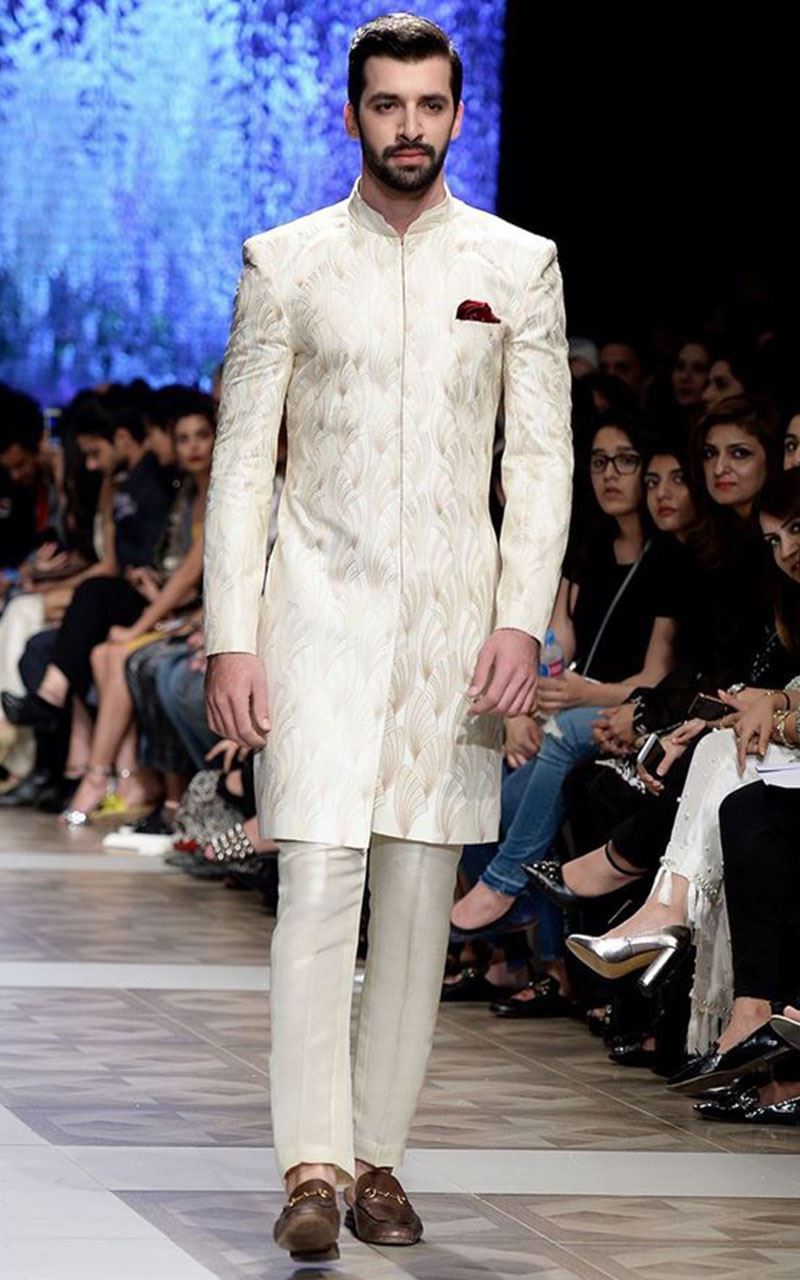 Ivory sherwani